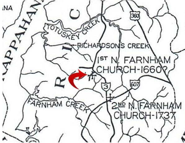 Ann Dodson original North Farnham map | DNAeXplained – Genetic Genealogy