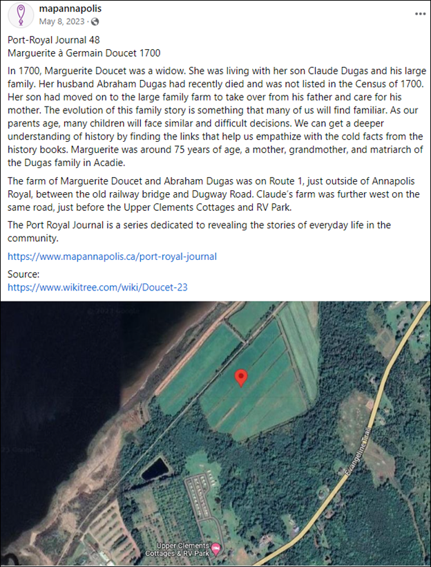 Claude Dugas (1649-1732), Acadian Octogenarian Armorer – 52 Ancestors ...